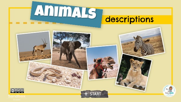 Animals descriptions