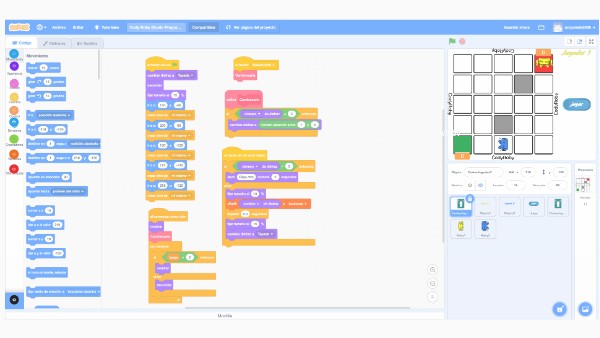 Paleta de bloques Scratch