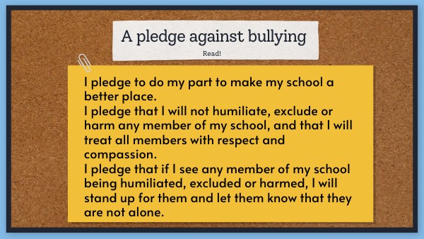 Bullying-pledge