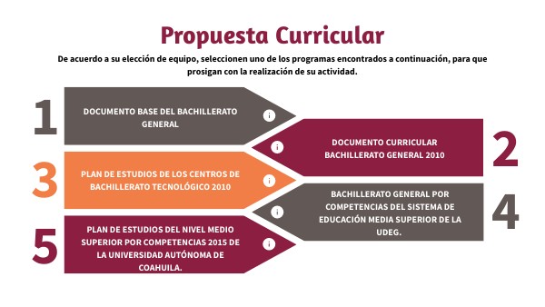 Propuesta Curricular