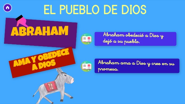 Abraham, ama y obedece a Dios- 4 AÑOS INFANTIL