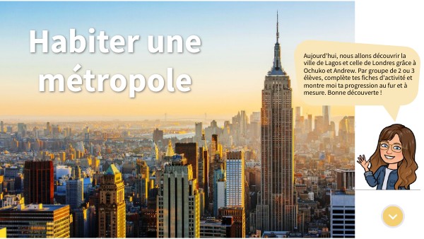 6eme Habiter une métropole