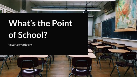 What's the point of school pt 21/22