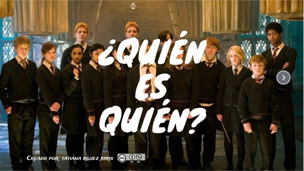 ¿QUIÉN ES QUIÉN? HARRY POTTER
