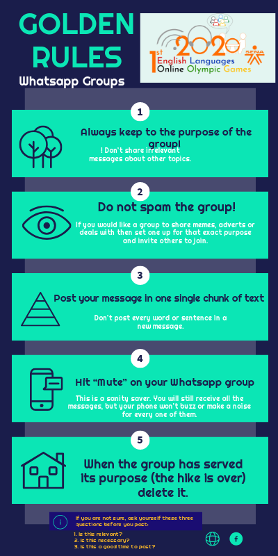Whatsapp golden rules