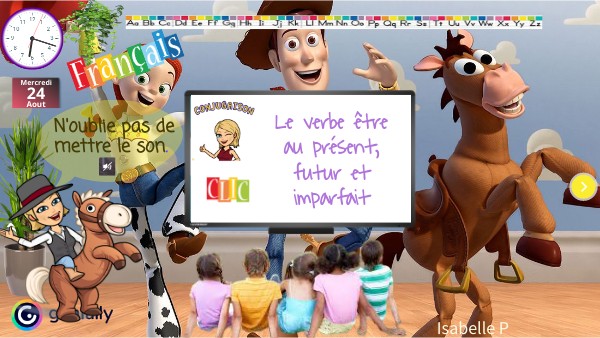 Le verbe être au présent, futur et imparfait