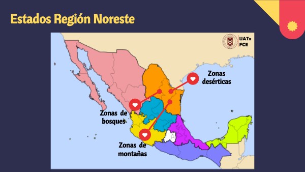Estados Región Noreste de México