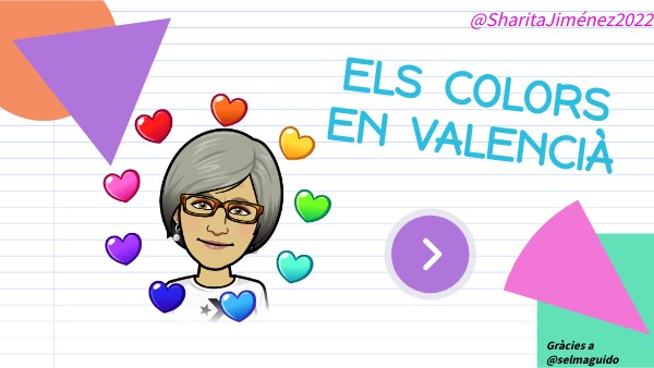 ELS COLORS EN VALENCIÀ