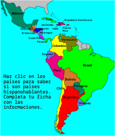 Mapa interactivo América latina