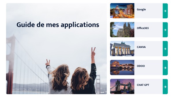 GUIDE DE MES APPLICATIONS