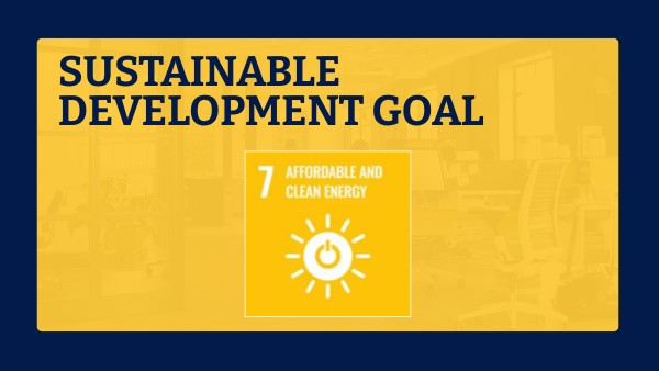 SDG goal 7