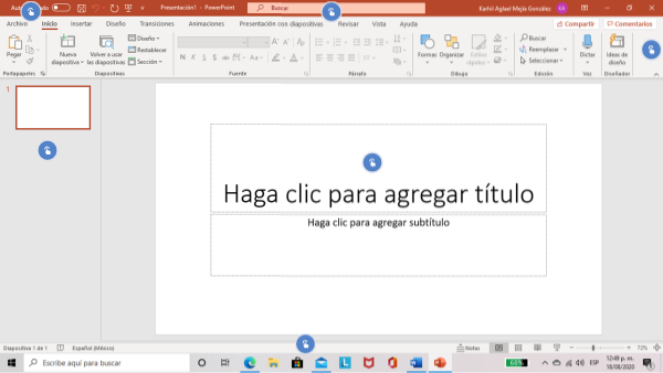 Interfaz PowerPoint