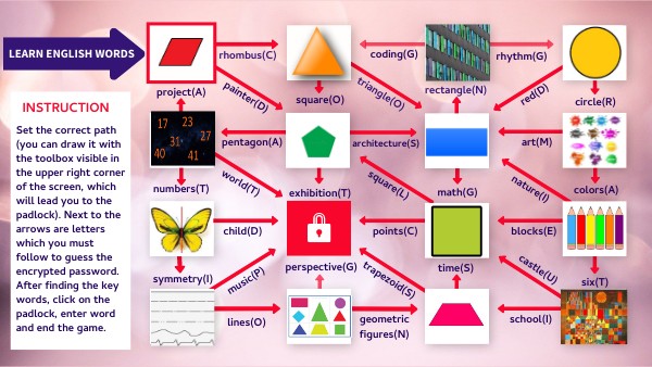 Math is Art, Art is Math - project dictionary