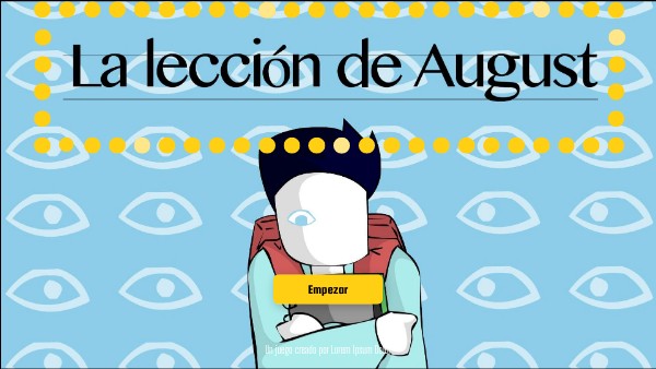 LA LECCIÓN DE AUGUST