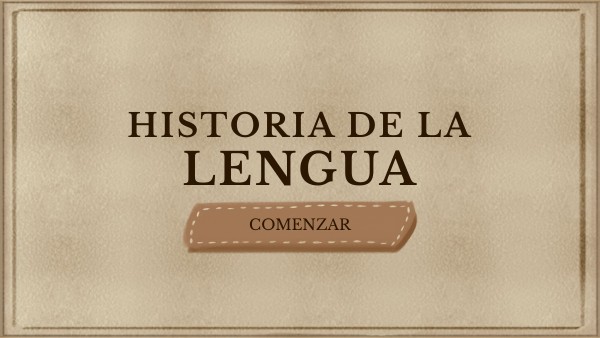 Historia de la lengua