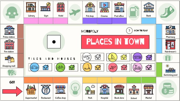 Monopoly - Places in town