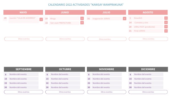 CALENDARIO KW