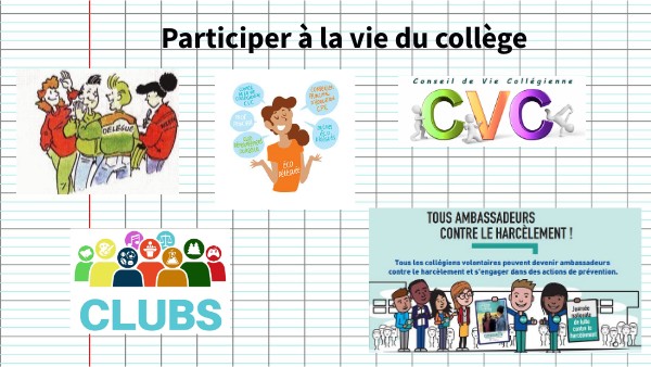 Vie du Collège
