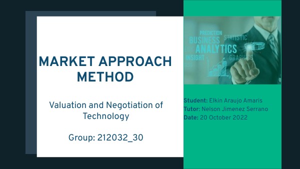 MARKET APPROACH METHOD