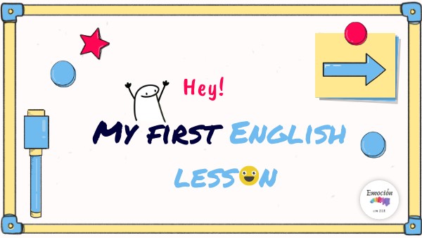 My first english lesson
