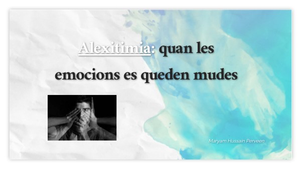Alexitimia