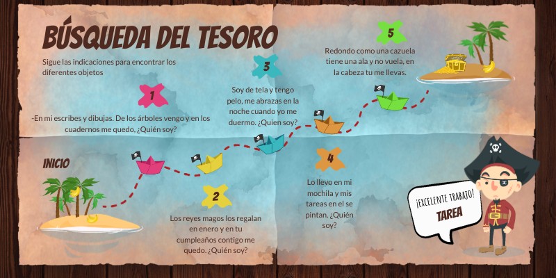 Búsqueda del tesoro.