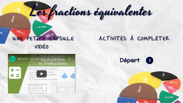 Fractions Équivalentes Exemple – INCV