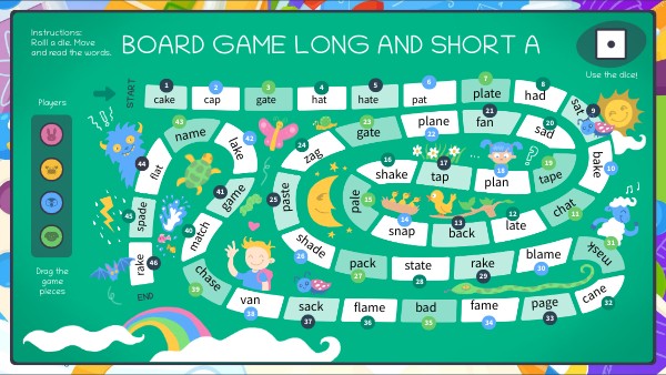 BOARD GAME short and long A