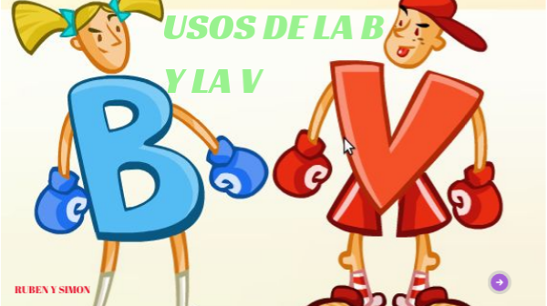 USOS DE LA V Y LA B