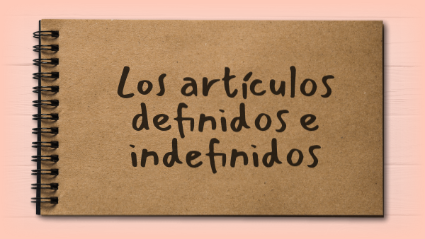Los artículos definidos e indefinidos