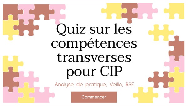 Compétences transverses CIP