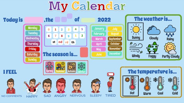 My Calendar by Víctor Queen on Genially