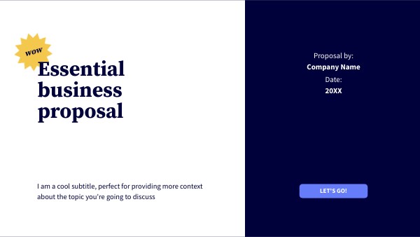 Essential Business Proposal