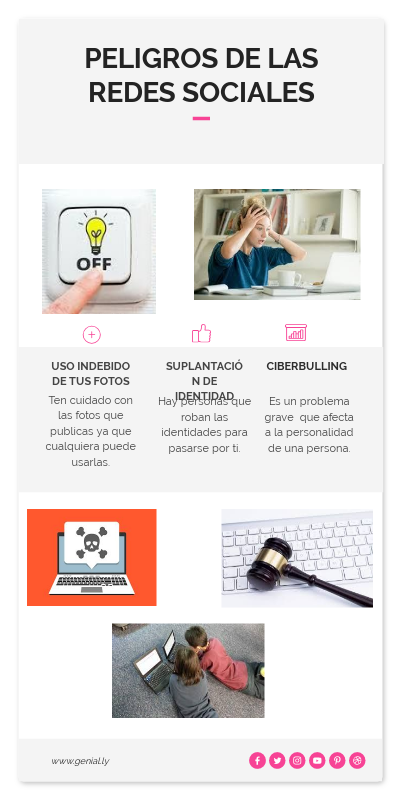 peligros redes sociales
