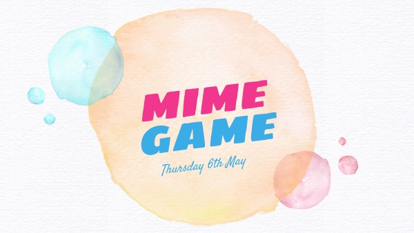 Mime game