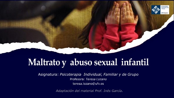Maltrato y abuso sexual infantil