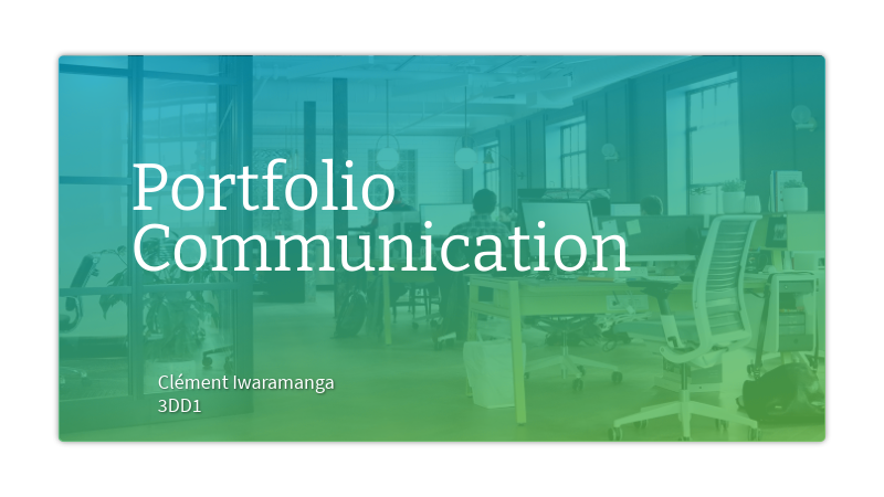 Portfolio communication