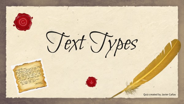 Texts Types Quiz texts-types-quiz