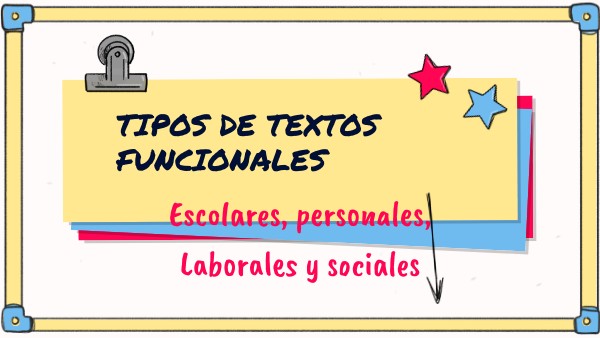 TEXTOS FUNCIONALES