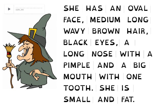 Description of a witch