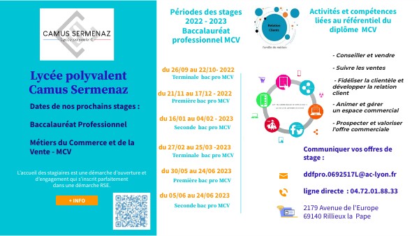 PFMP BAC PRO MCV 2022-2023