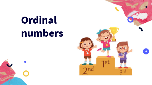 ORDINAL NUMBERS
