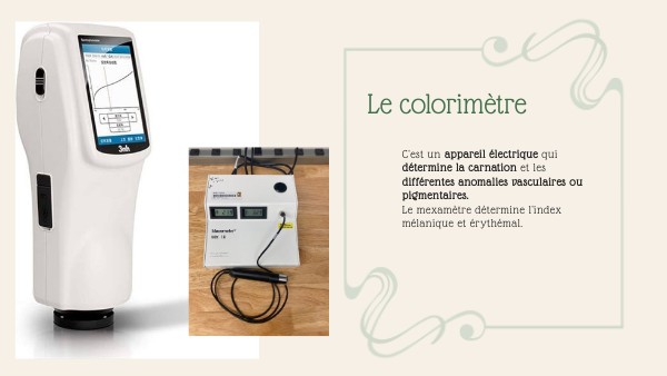 Le colorimètre