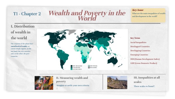 T1 Chapter 2 Wealth and Poverty in the World