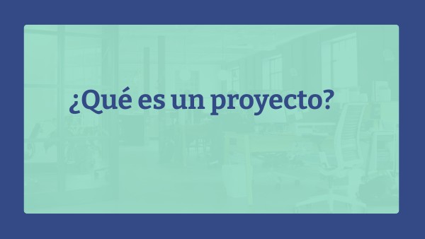 EL PROYECTO