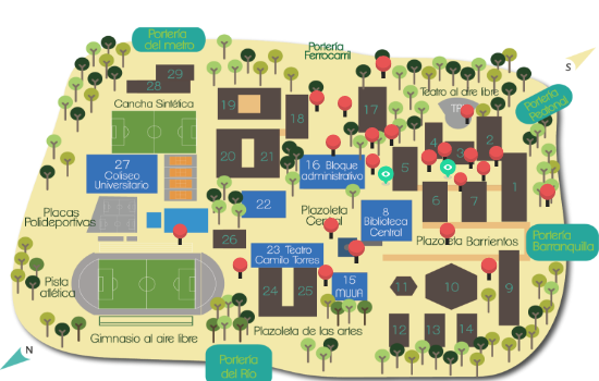 Cartografía del patrimonio natural del campus central de la Universidad ...