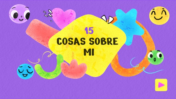 15 COSAS SOBRE MI