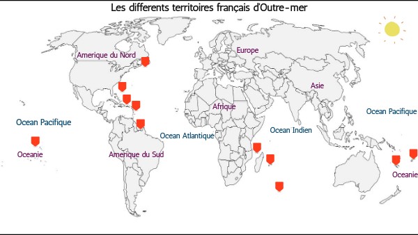 La diversité des territoires français d'outre-mer