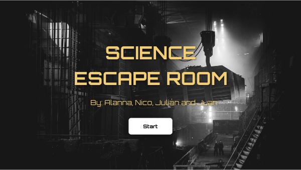 Science escape room