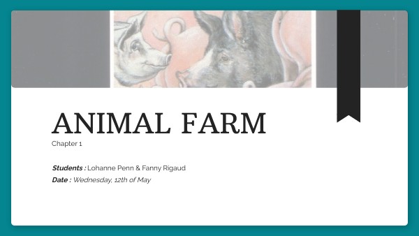 Chapter 1 - ANIMAL FARM